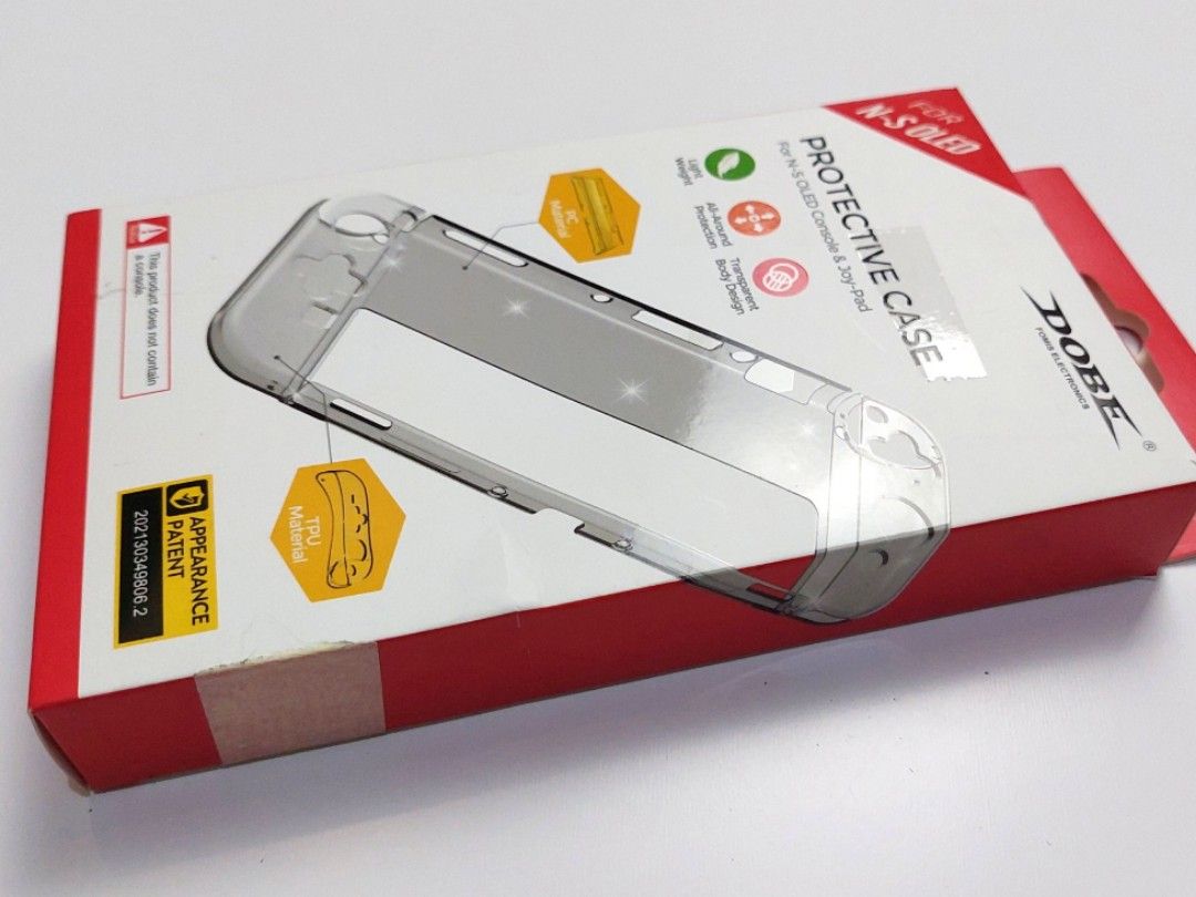 Dobe Nintendo Switch Oled Clear Case Protector ( PC and TPU ) on Carousell