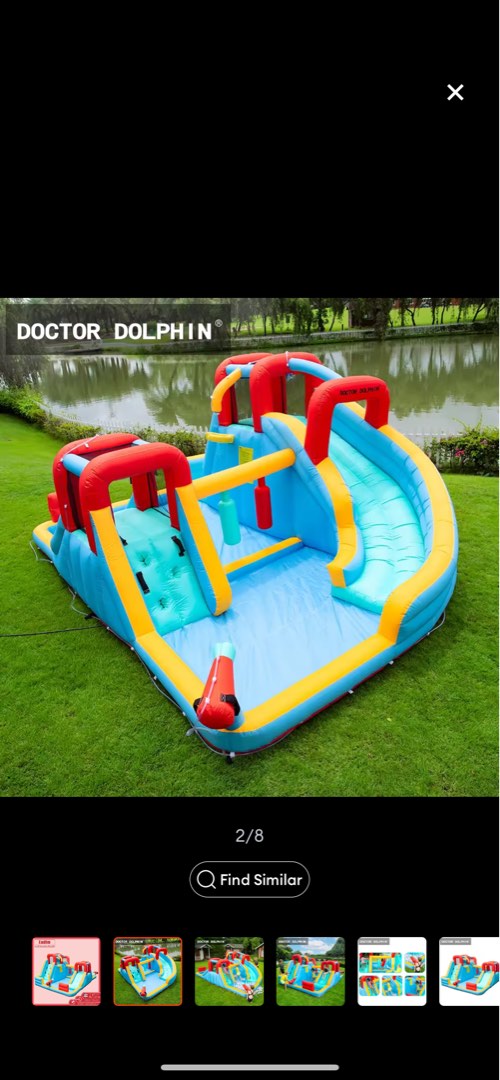 Inflatable Slide, Babies & Kids, Infant Playtime on Carousell