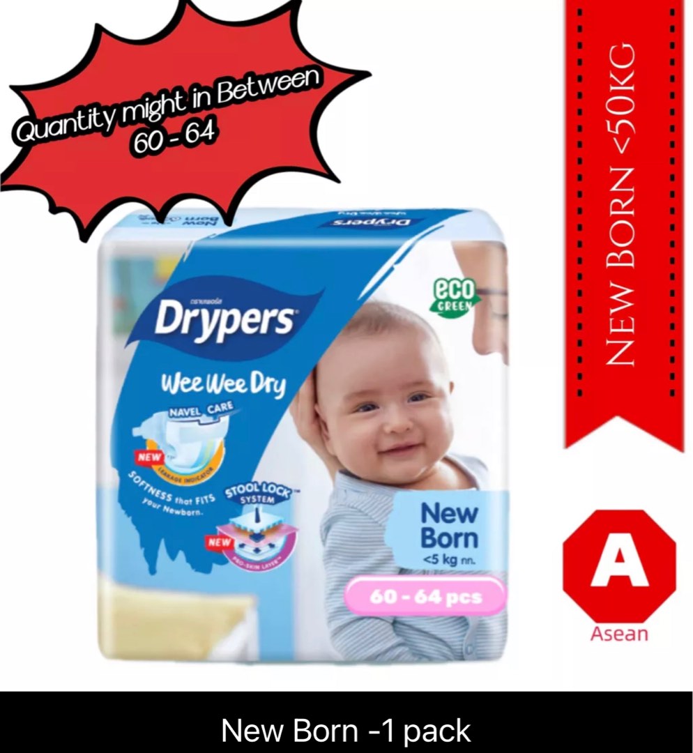 Drypers for Newborn, Babies & Kids, Bathing & Changing, Diapers & Baby ...
