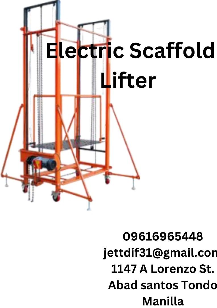 Electric Scaffold Lifter, Commercial & Industrial, Construction ...