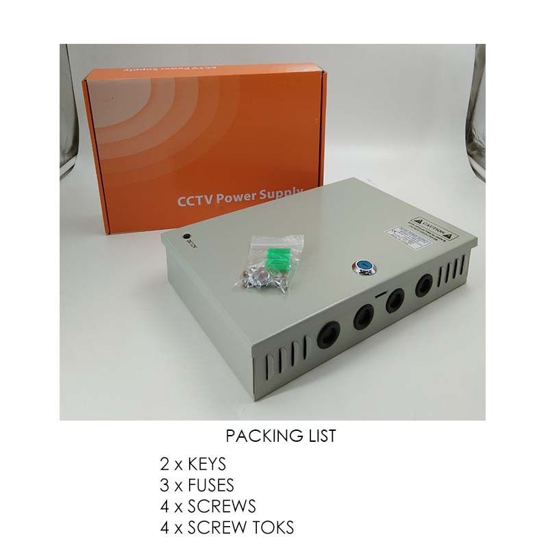 ENCLOSED Centralize Power Supply (12V,20AMPS) on Carousell