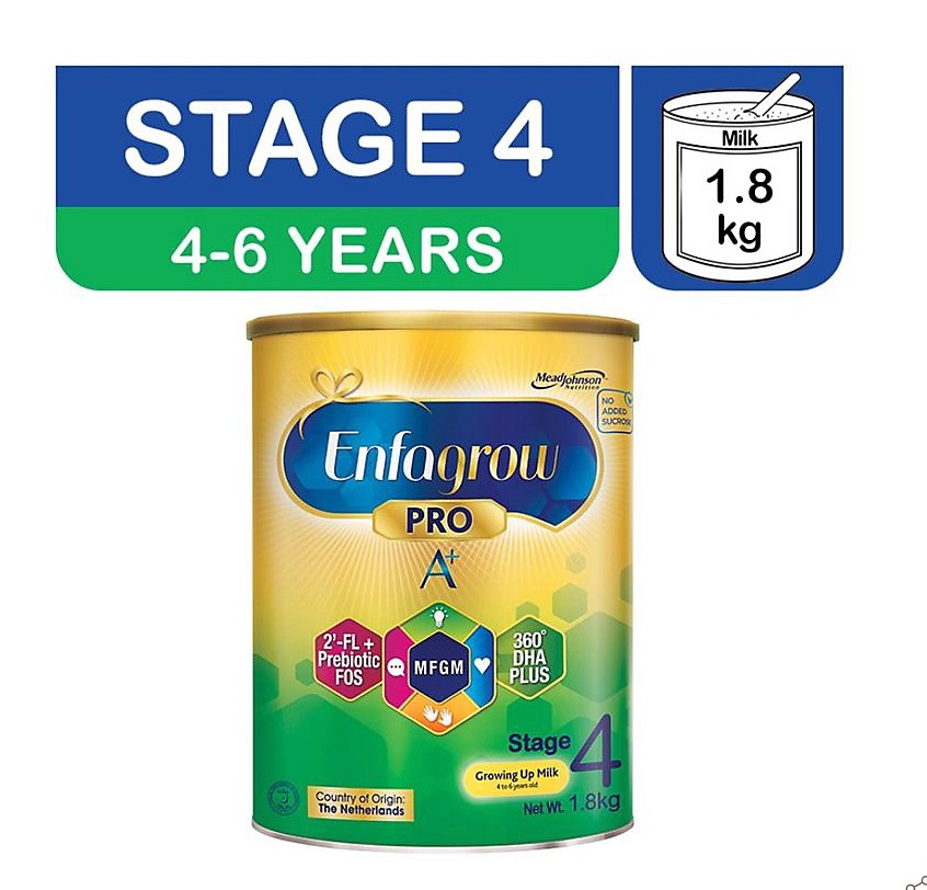 Enfagrow Pro A+ Stage 4 (1.8kg tin), Babies & Kids, Nursing & Feeding ...