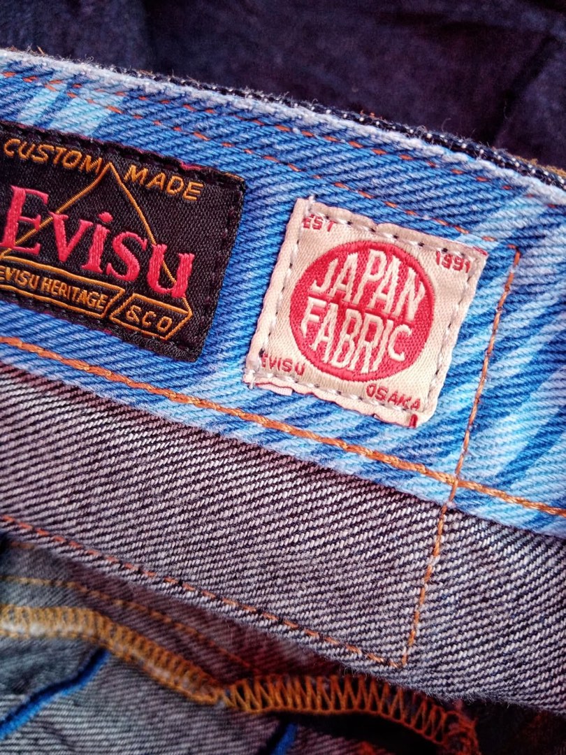 evisu jeans, Men's Fashion, Bottoms, Jeans on Carousell