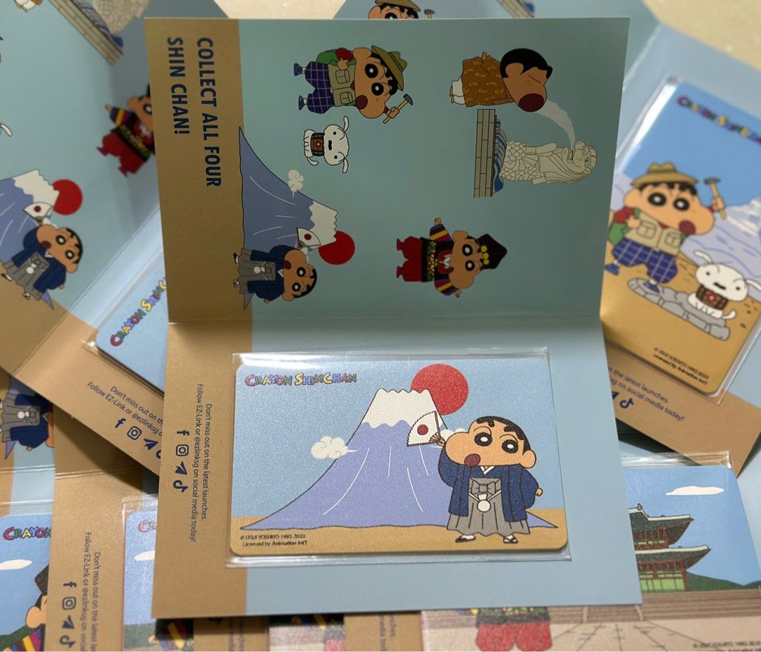 (Available) - Exclusive Ezlink card Shin Chan Travel Edition ...