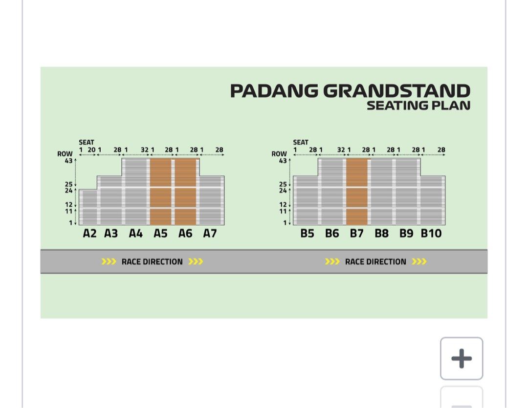 F1 Padang Grandstand Saturday x 2, Tickets & Vouchers, Event Tickets on ...