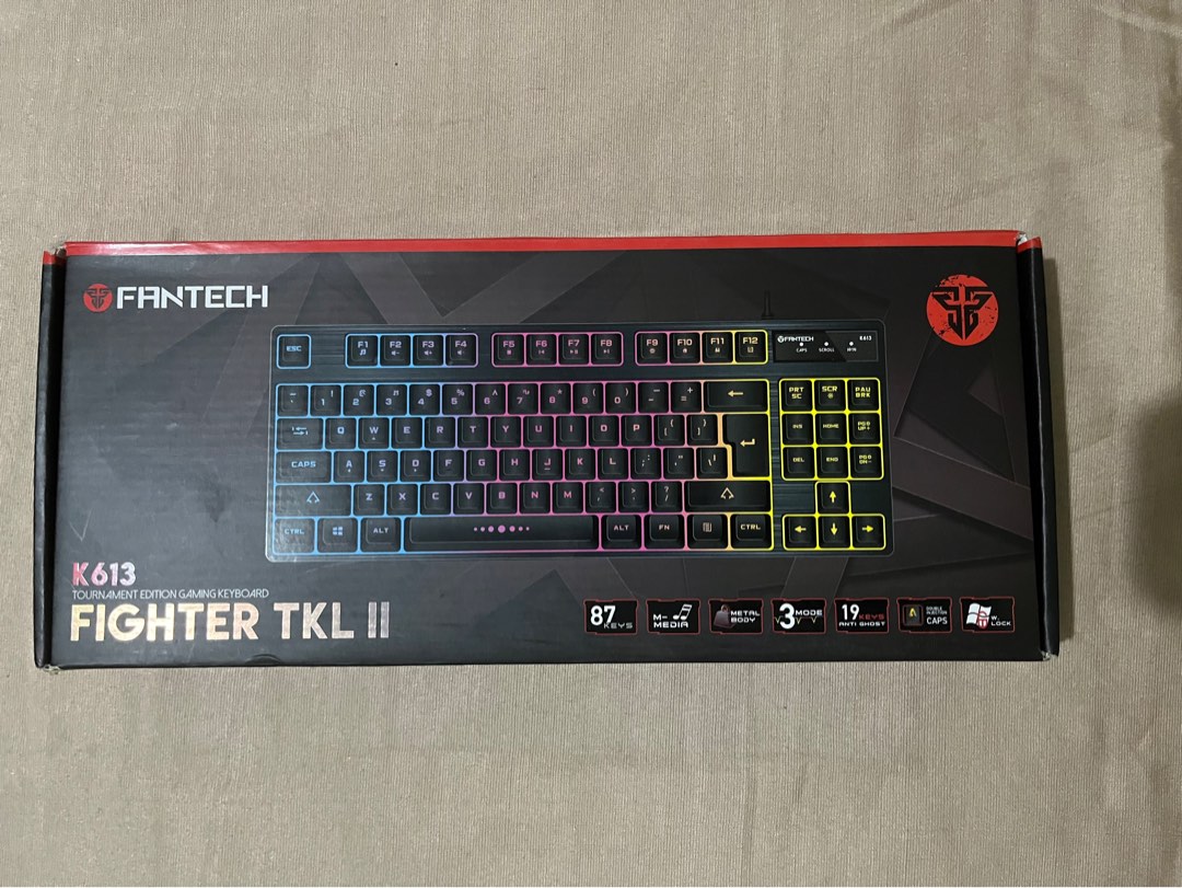 *Gaming Keyboard* FANTECH FIGHTER TKL II (K613), Computers & Tech, Parts & Accessories, Computer ...