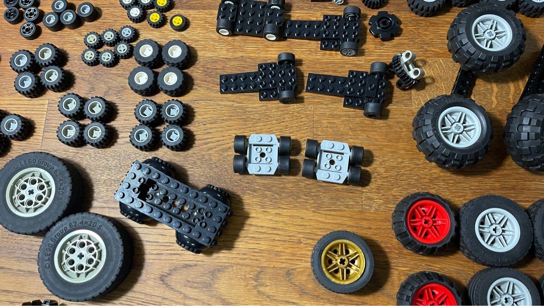 Free postage Lego wheels, Hobbies & Toys, Toys & Games on Carousell