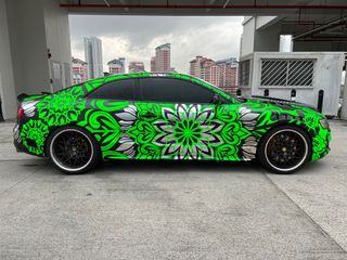 Custom Car Sticker Decal,Street,Racing Track,Mini Lines,Vector Art ...