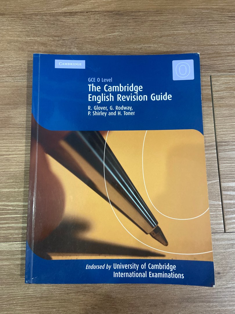 GCE O Level The Cambridge English Revision Guide, Hobbies & Toys, Books ...