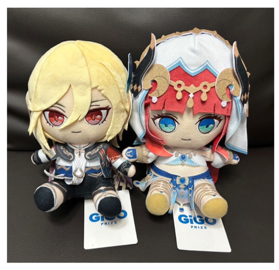In stock! Genshin impact Kaveh Nilou nuis plushie GIGO Osuwari nui ...
