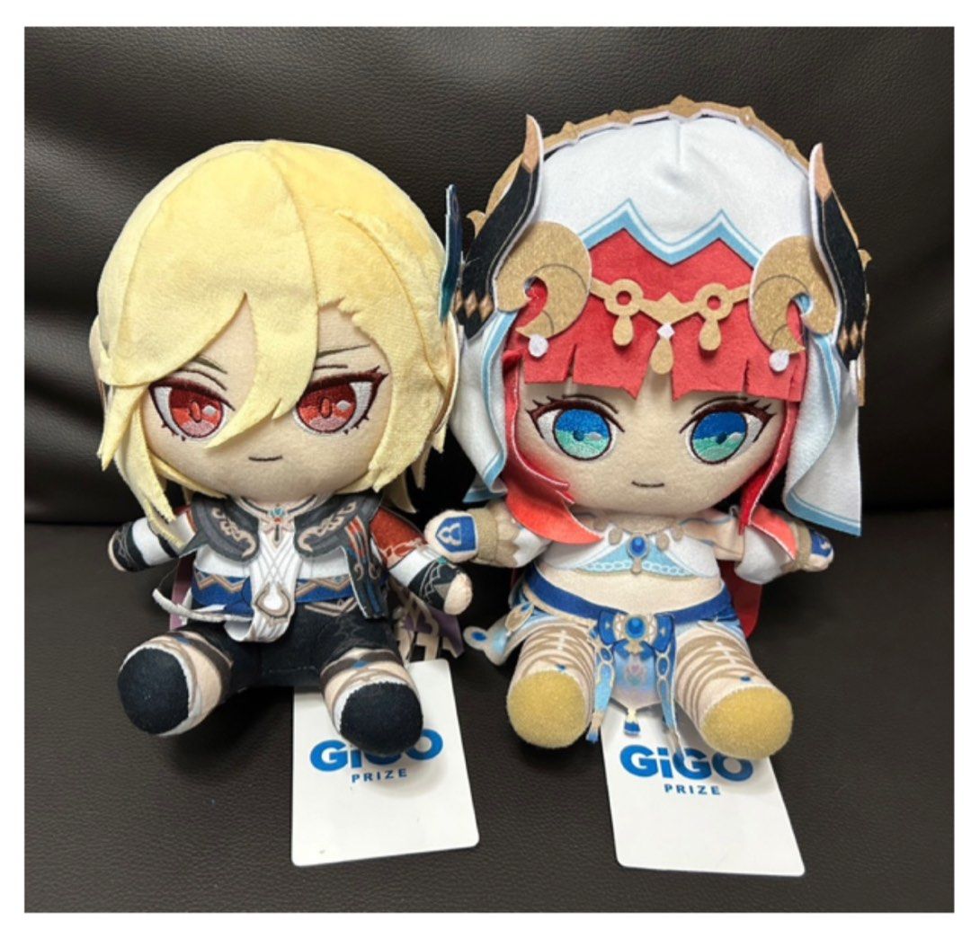 In stock! Genshin impact Kaveh Nilou nuis plushie GIGO Osuwari nui ...