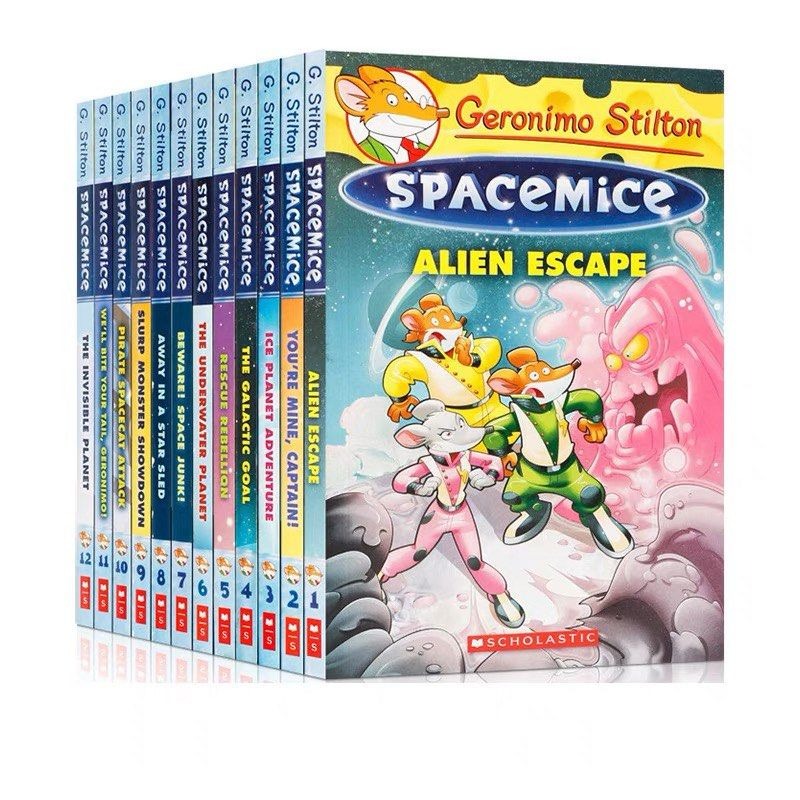 Geronimo Stilton Spacemice Series (12 Books), Hobbies & Toys, Books ...