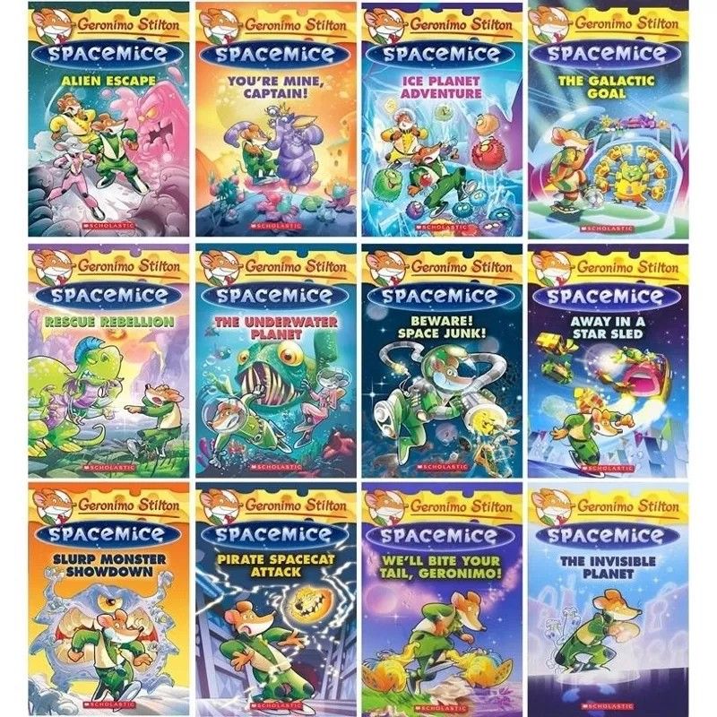 Geronimo Stilton Spacemice Series (12 Books), Hobbies & Toys, Books ...