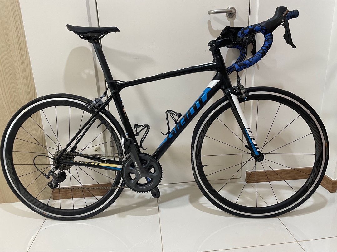 Giant TCR SLR Road Bike Size M with Stages Powermeter, Sports Equipment, Bicycles & Parts ...