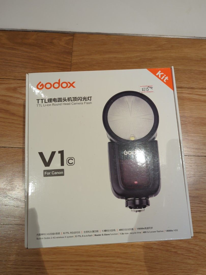 Godox V1 for Canon, Photography, Photography Accessories, Lighting ...