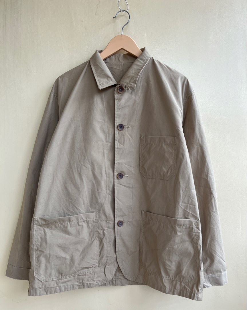GU By Uniqlo Khaki Work Jacket, Men's Fashion, Coats, Jackets and ...