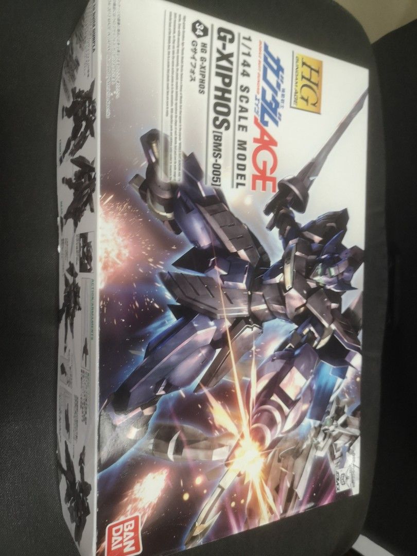Gundam Age High Grade G-Xiphos Model kit HG gunpla Mobile suit Gundam Age G Xiphos, Hobbies ...