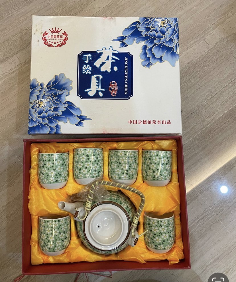 HAND MADE CHINESE TEA POT SET, Furniture & Home Living, Kitchenware ...