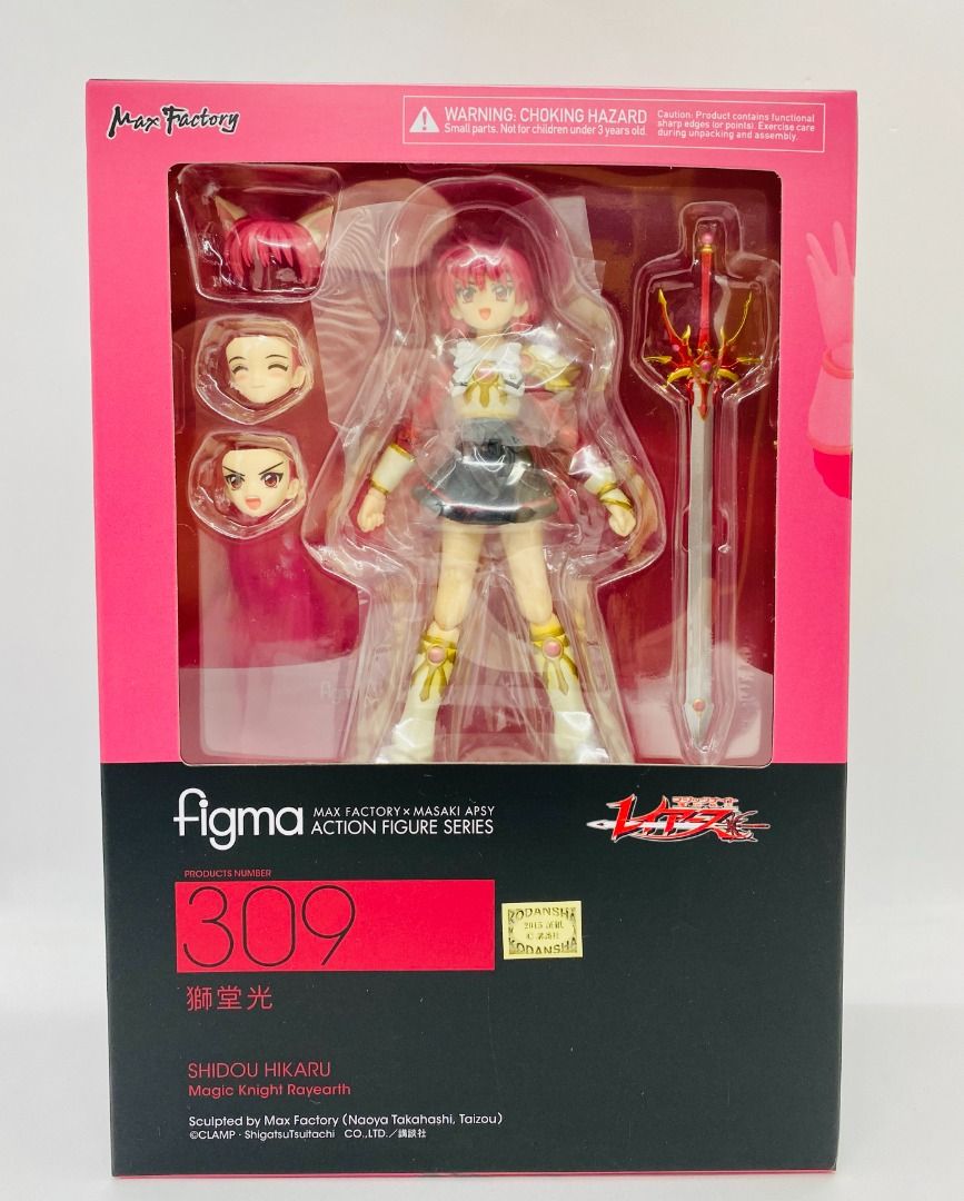 Hikaru 309 Figma - Magic Knight Rayearth - Authentic Anime Figure RARE ...