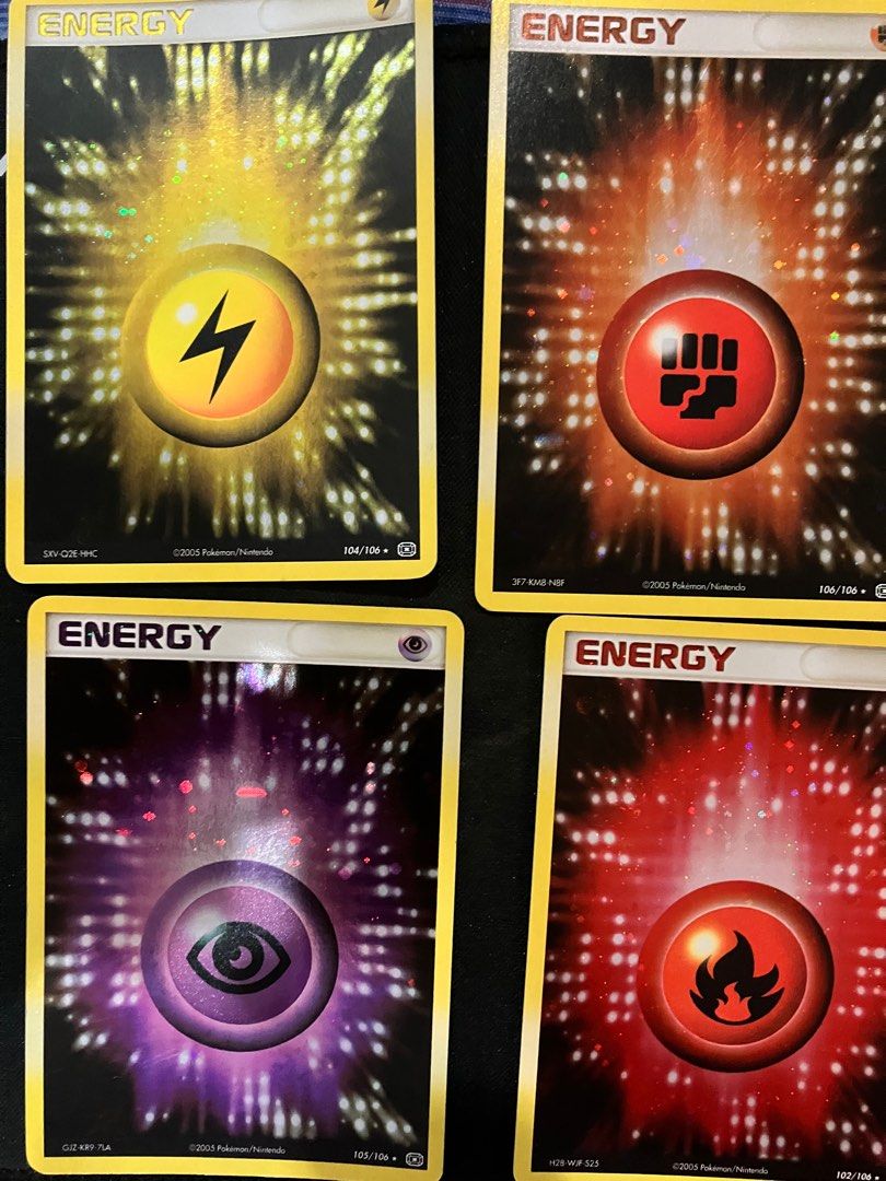 Holo Rare Energy Cards - Pokemon Emerald on Carousell