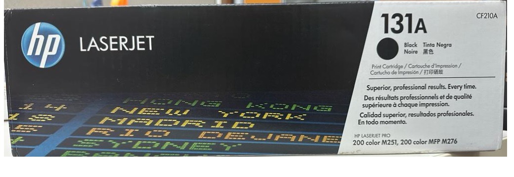 HP 131A Black LaserJet Toner Cartridge (CF210A), Computers & Tech ...