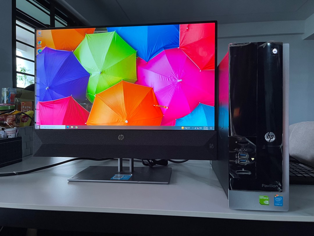 HP Slimline SFF Business Office WFH Student HBL Essential Desktop ...