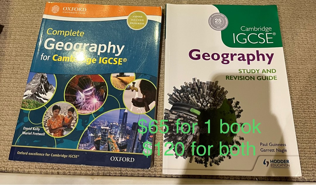 IGCSE Geography (Cambridge syllabus) textbooks, 興趣及遊戲, 書本 & 文具, 教科書 ...
