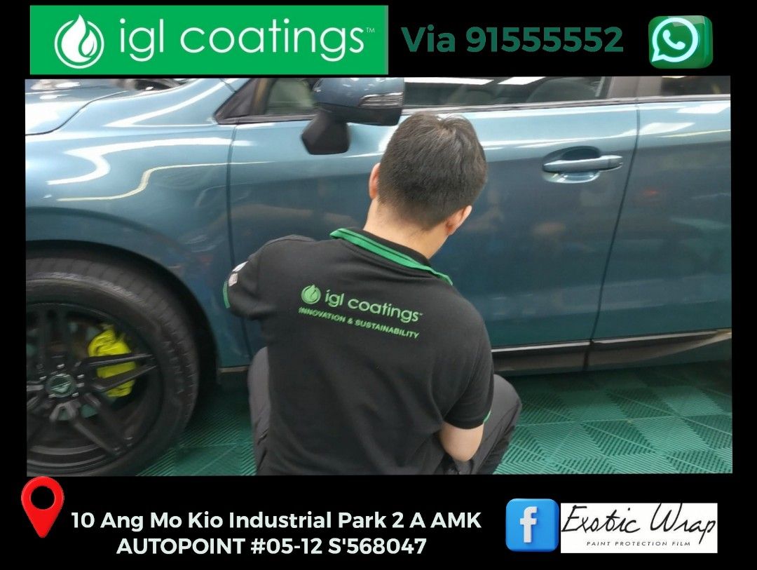 igl Coating KENZO /Coating/Solar Film/PPF/Sticker, Car Accessories, Accessories on Carousell