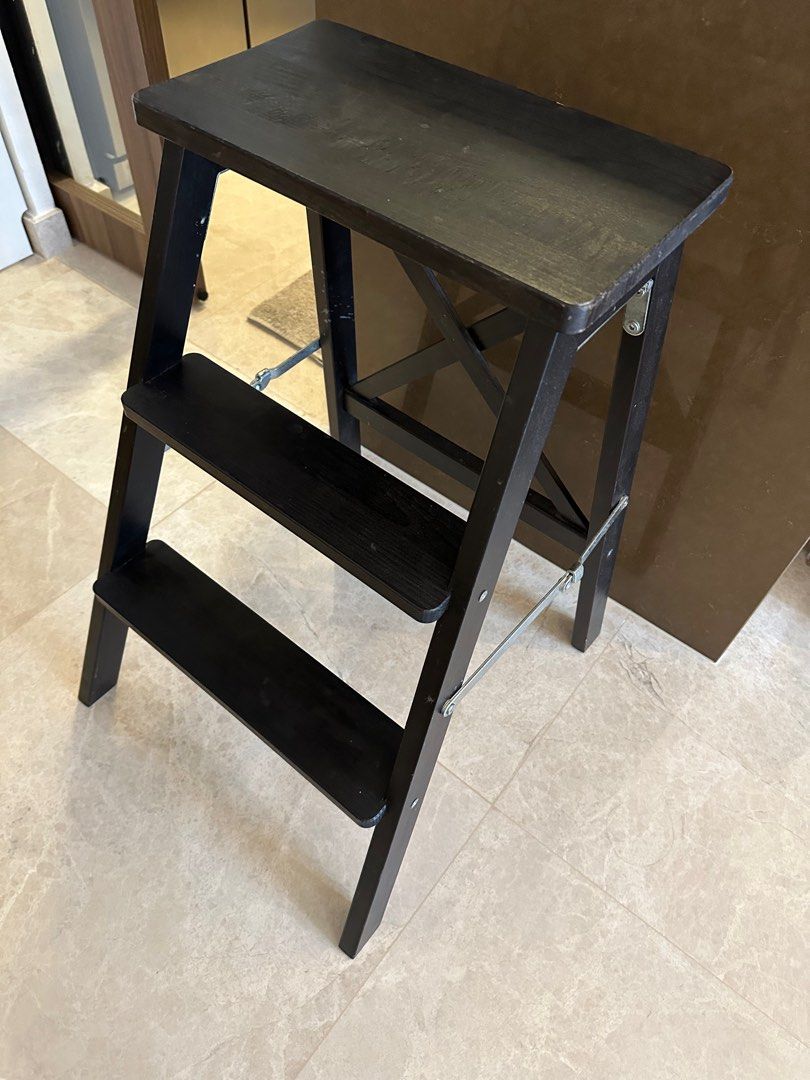 Ikea Bekvam 3 step ladder, Furniture & Home Living, Home Improvement ...
