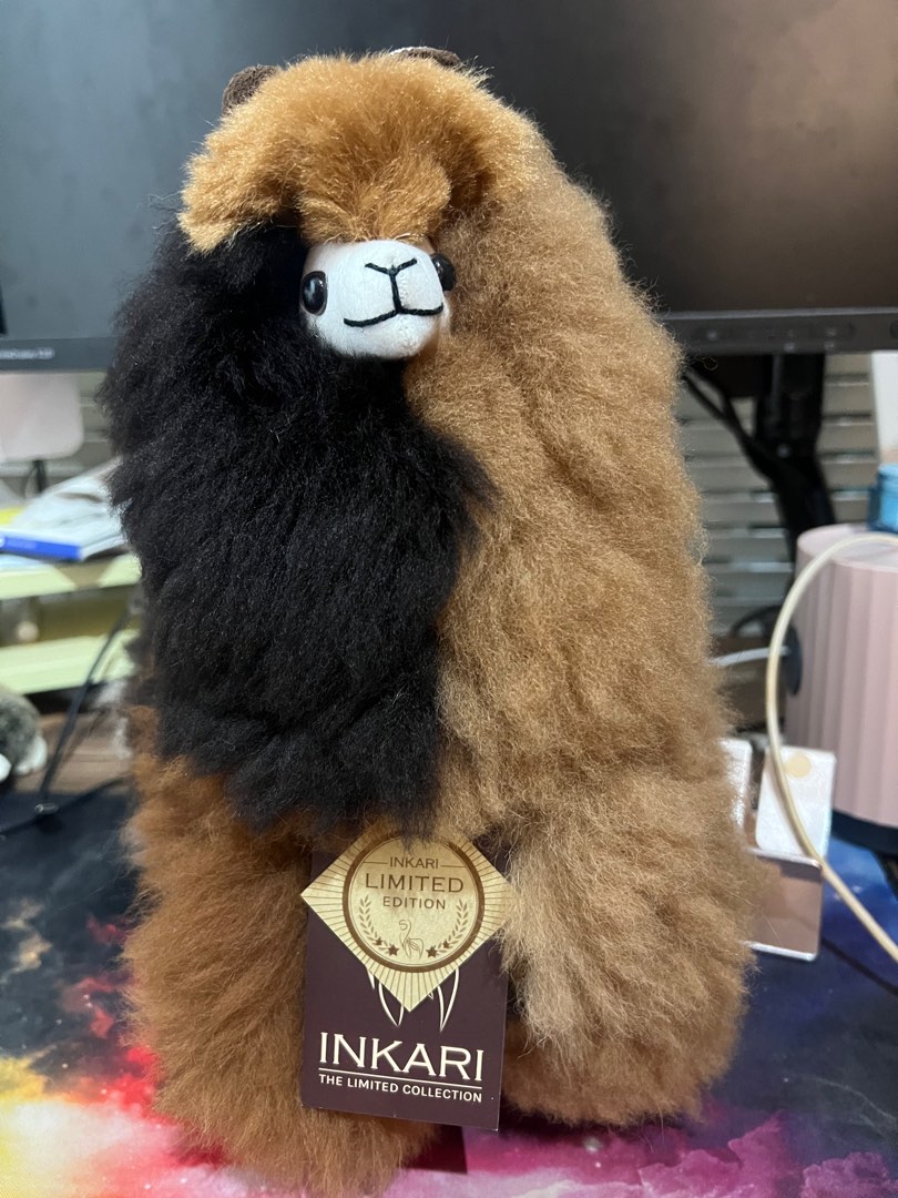 Inkari Limited Edition - Triple Chocolate Calico - Medium Alpaca Toy ...