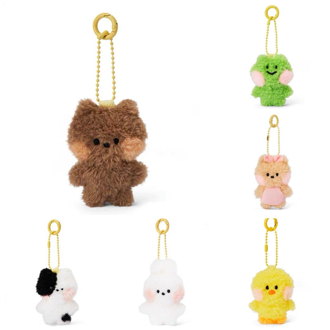 [Instock] Line friends Brown/Cony/Sally and friends Minini Keychain ...