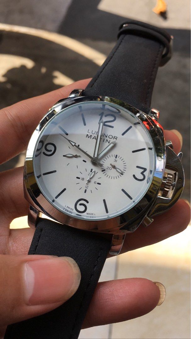 Jam tangan oanerai marina luminor automatic, Barang Mewah, Jam Tangan ...