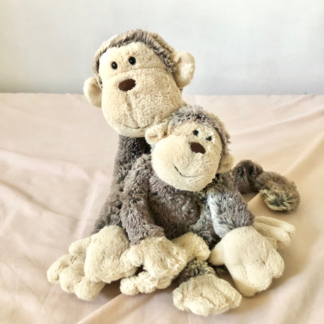 Jellycat Mattie Monkey set, Hobbies & Toys, Toys & Games on Carousell
