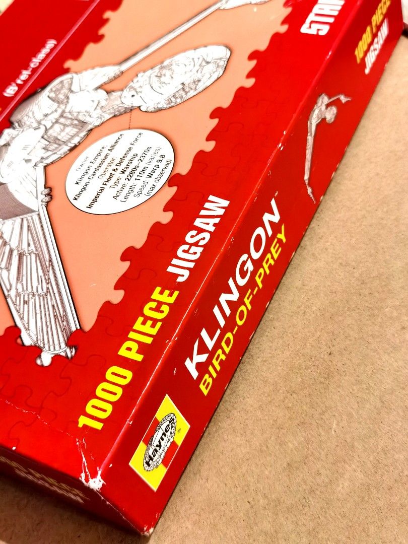 Klingon Bird Of Prey B'rel Class 1000 pieces Jigsaw Puzzles Star Treck ...