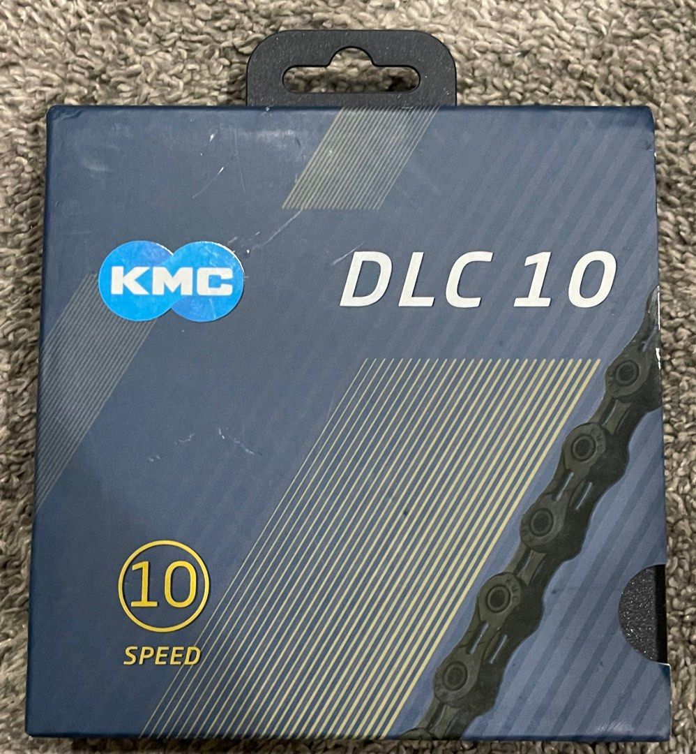 KMC DLC 10 Speed Chain (Black), Sports Equipment, Bicycles & Parts ...