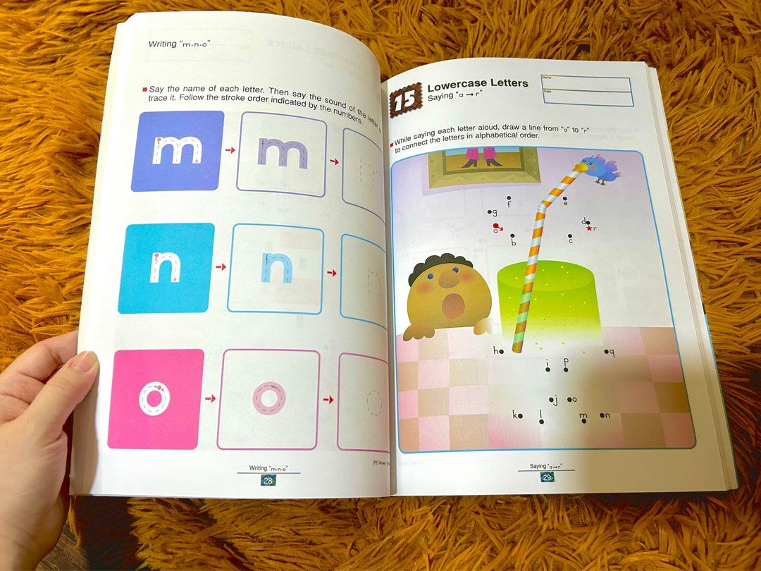 Kumon My Book of Alphabet Games Workbook Ages 4-5-6yrs old on Carousell