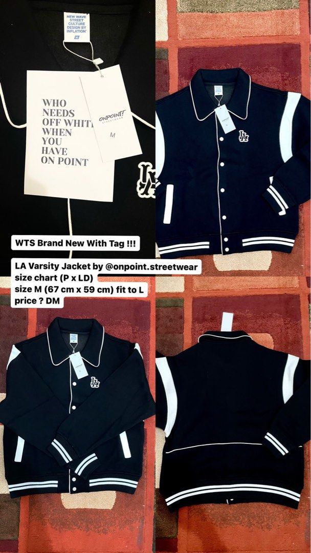 NEW !!! LA Varsity (black) - jaket pria jaket varsity pria varsity ... NEW !!! LA Varsity (black) - jaket pria jaket varsity pria varsity ...