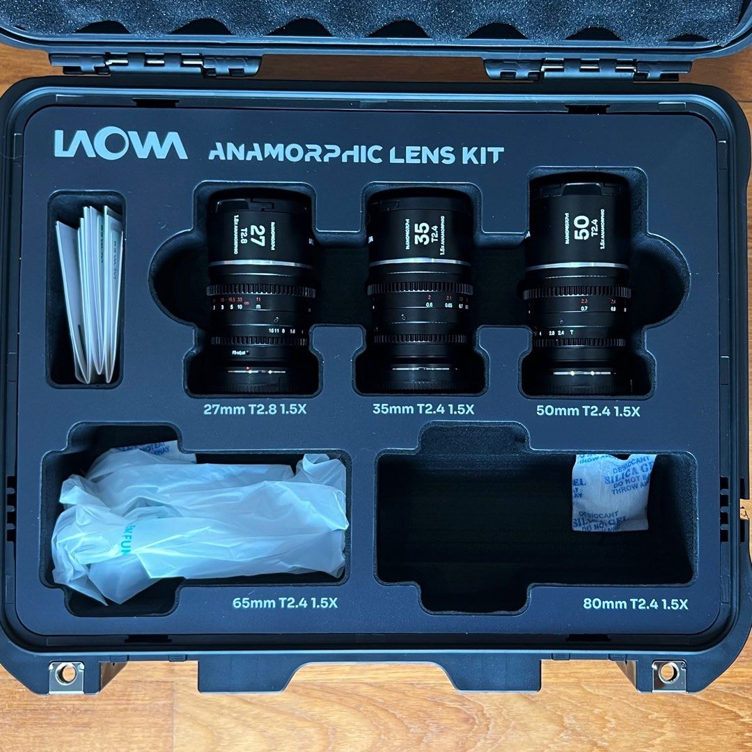 Laowa Nanomorph 1.5x Anamorphic Silver - 3 lens kit BOTH E Mount and RF ...