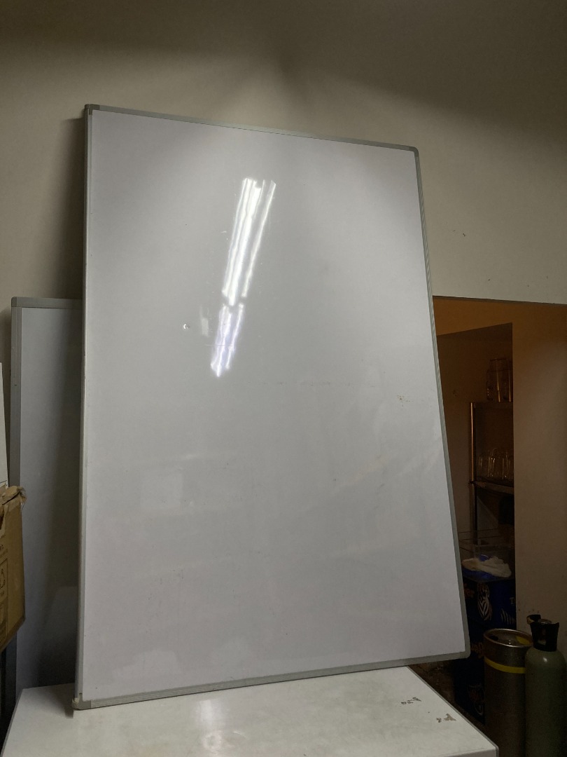 Extra large size magnetic whiteboard 2000mm(W) x 1240mm(H), Hobbies ...
