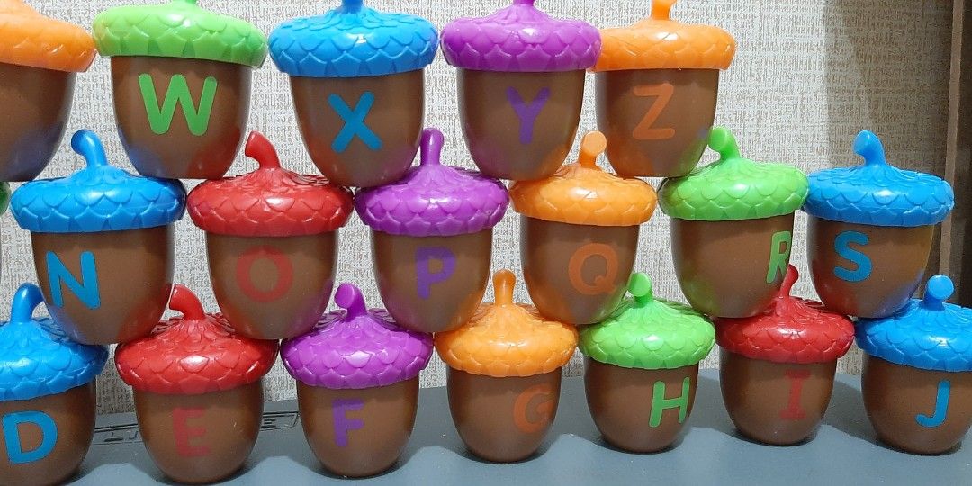 Learning Resources Alphabet Acorn Activity Set, Hobbies & Toys, Toys ...