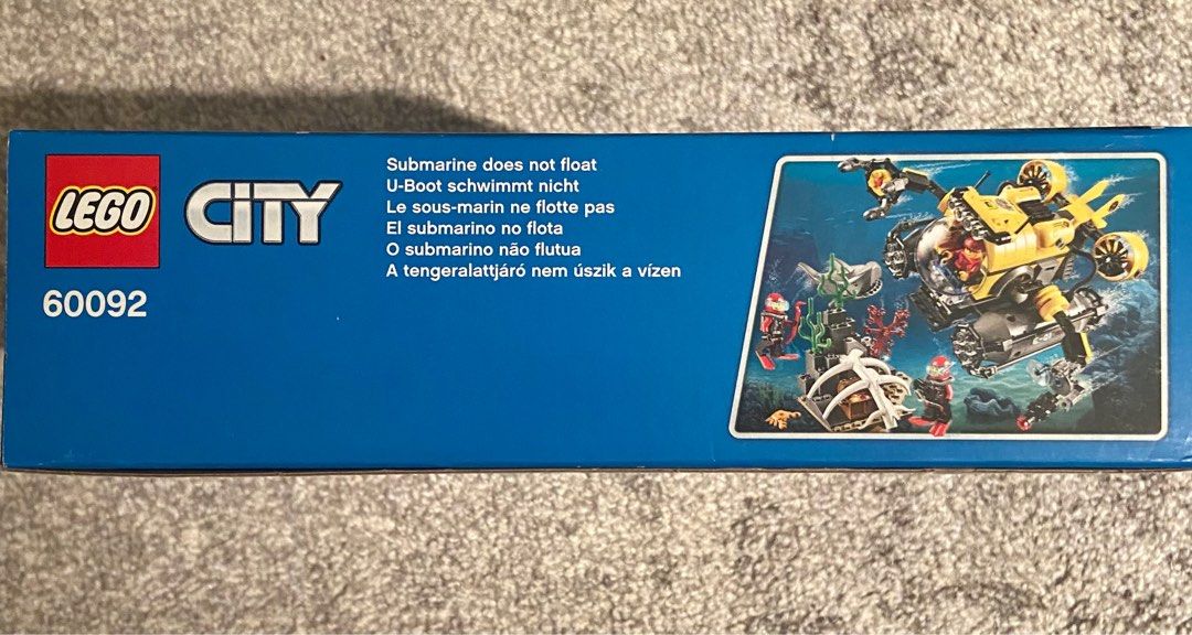 Lego City #60092 Submarine Set , Hobbies & Toys, Toys & Games on Carousell
