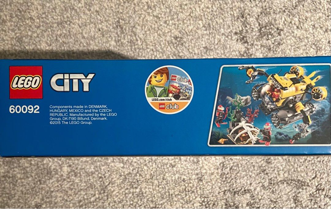 Lego City #60092 Submarine Set , Hobbies & Toys, Toys & Games on Carousell