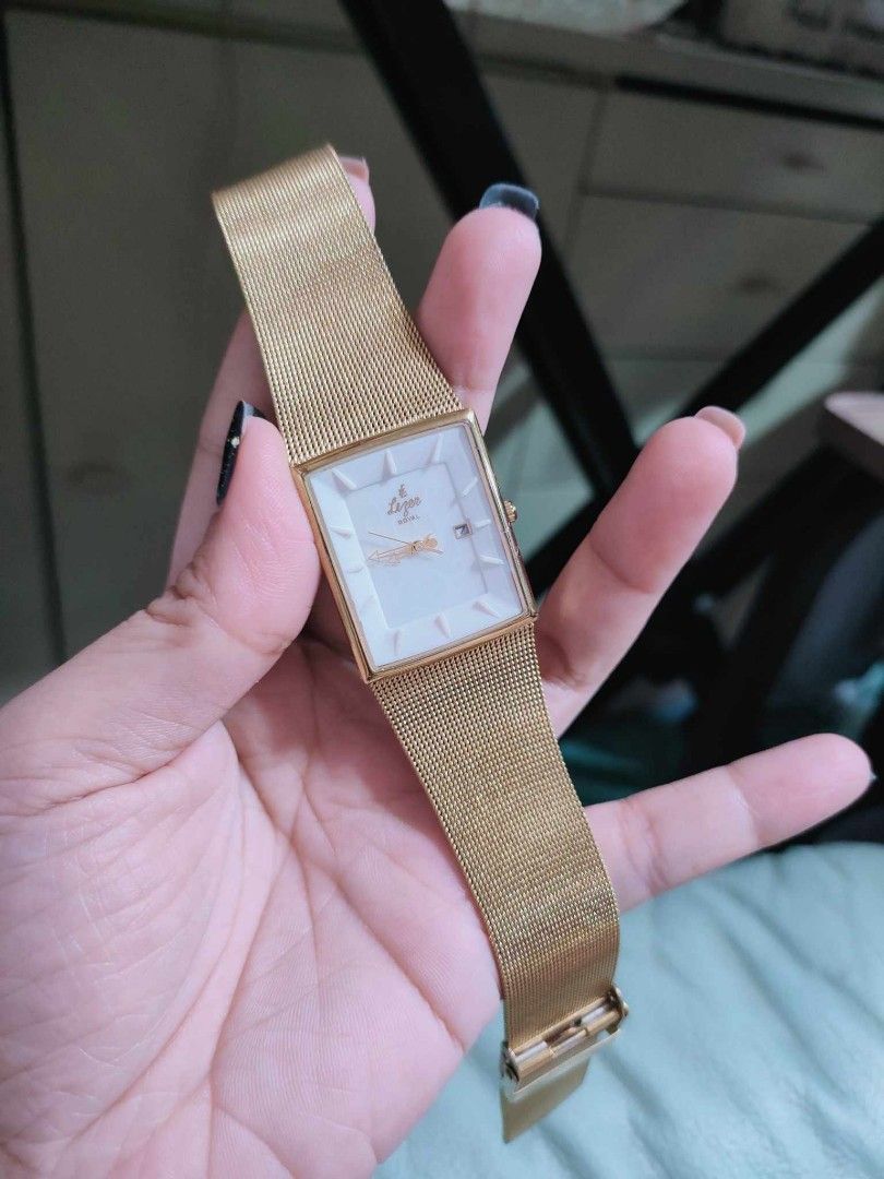 Lizer Royal gold ladies watch on Carousell