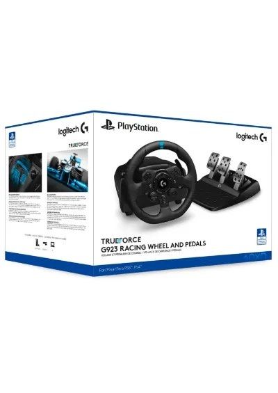 Logitech G923 Racing Wheel + Gear Shifter bundle set, Video Gaming ...