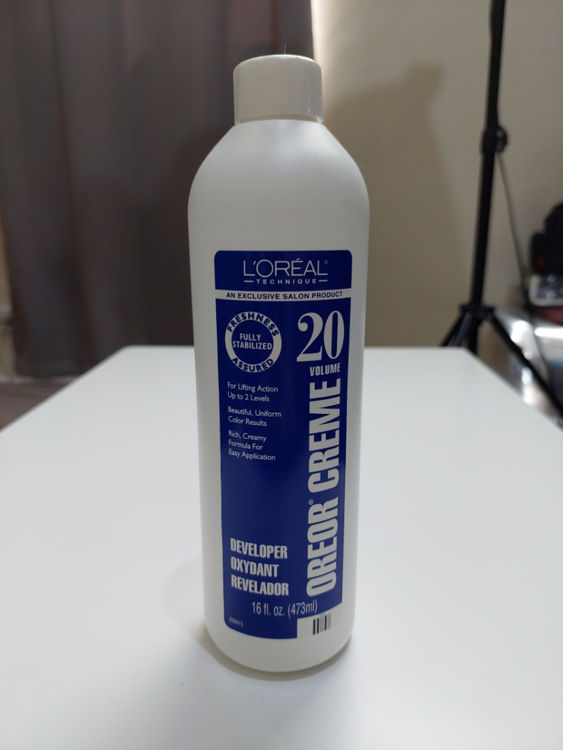 L'Oreal Oreor Creme Developer 20 vol 16oz, Beauty & Personal Care, Hair ...
