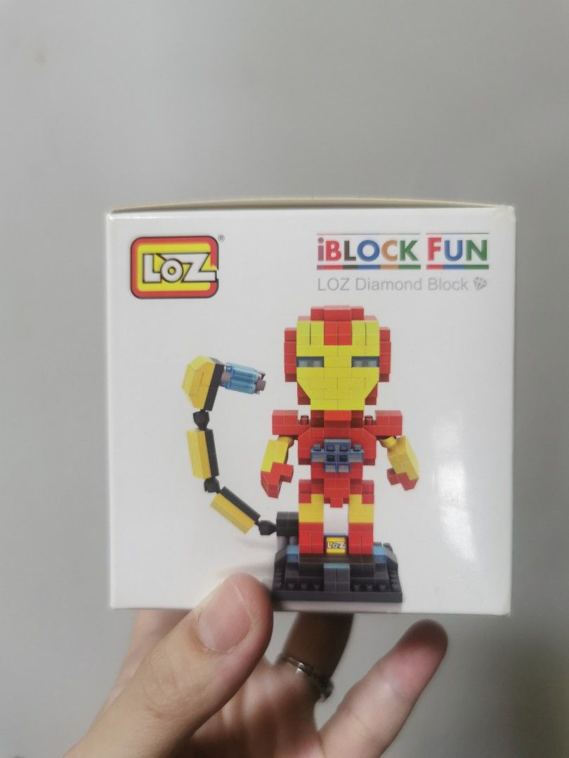 LOZ iblock fun - iron man, Hobbies & Toys, Toys & Games on Carousell