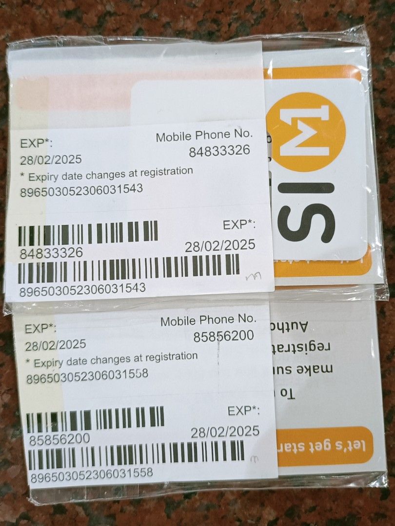 M1 Tai Kong Sim Card, Mobile Phones & Gadgets, Mobile & Gadget ...