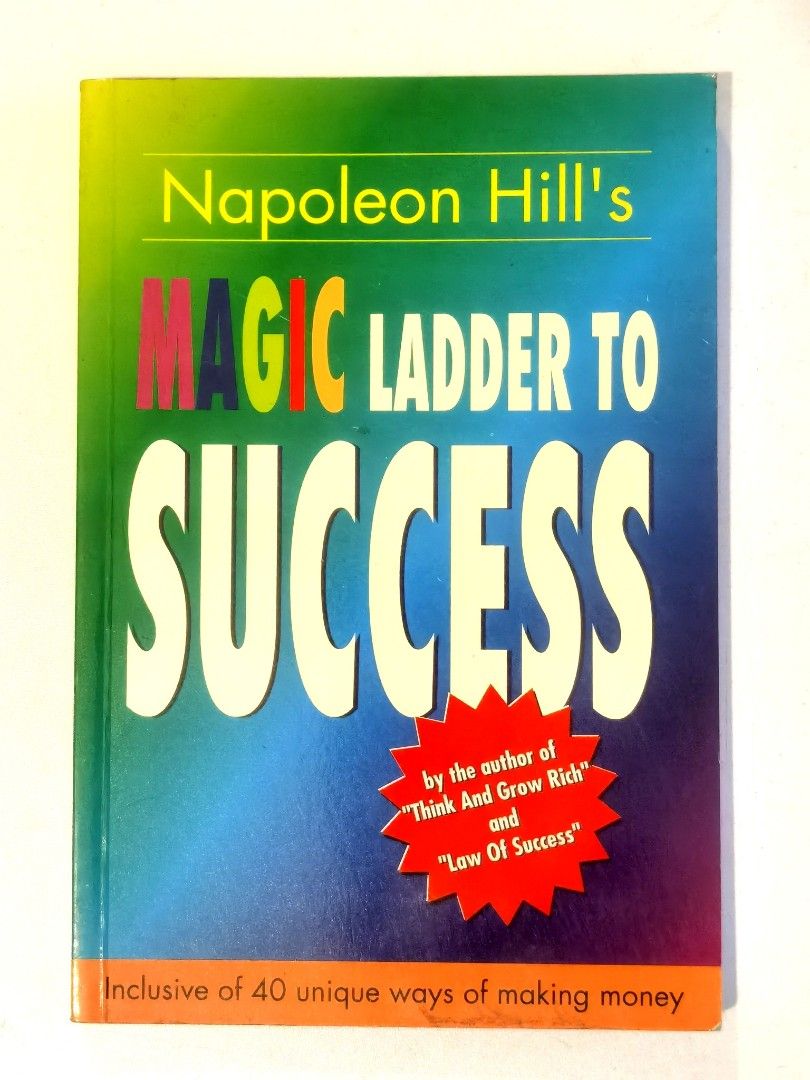 Magic ladder to success Book By Napoleon hills, Hobbies & Toys, Books ...