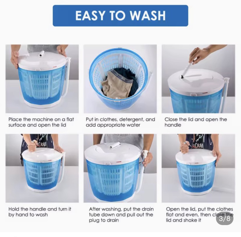 Manual clothes dryer, Furniture & Home Living, Home Improvement ...