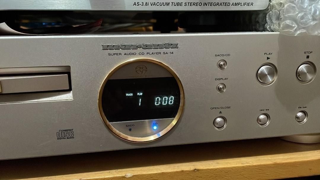 Marantz 馬蘭仕 SA-14 Super Audio CD Player (連代用搖控), 音響器材, Soundbar、揚聲器、藍牙 ...